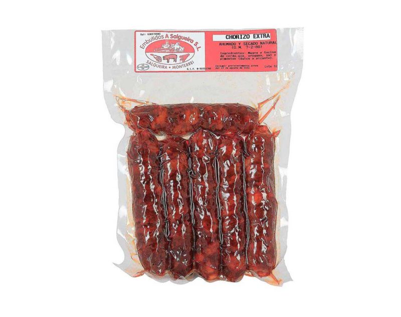 Chorizo de Galicia Extra curado - Embutidos A Salgueira